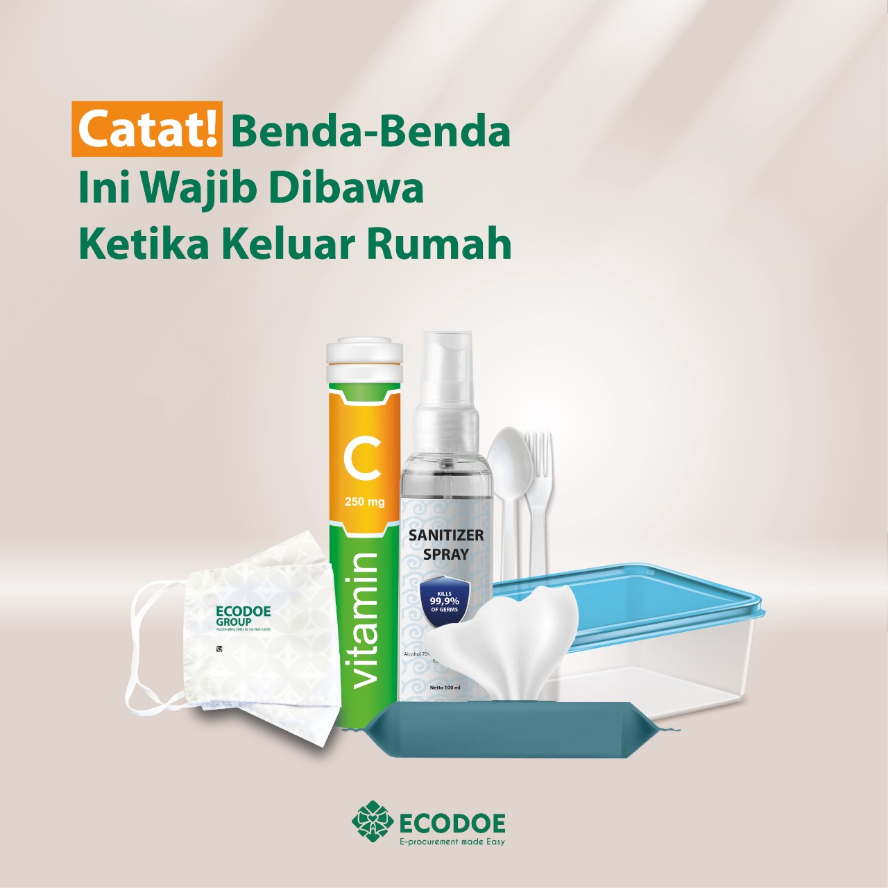 Catat 8 Barang Wajib New Normal yang Harus Dibawa!